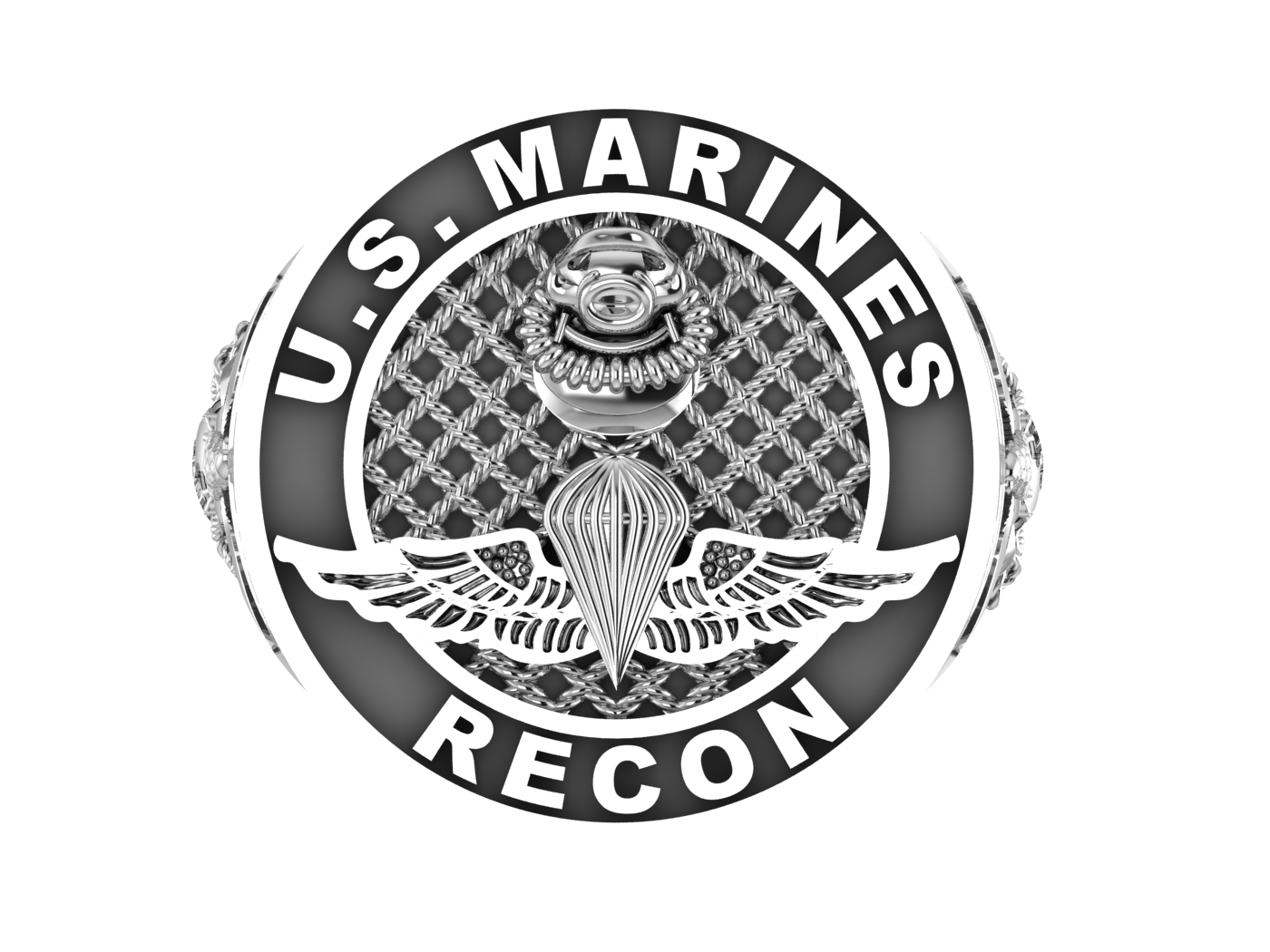 U.S. Marines Recon Ring – JC BLACKBURN RINGS